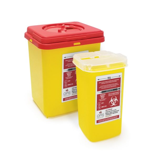 BIO-HAZARD SHARPS CONTAINER - Opis Supplies Shop