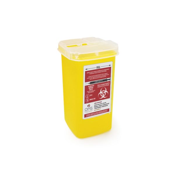 BIO-HAZARD SHARPS CONTAINER (750ml) - Opis Supplies Shop