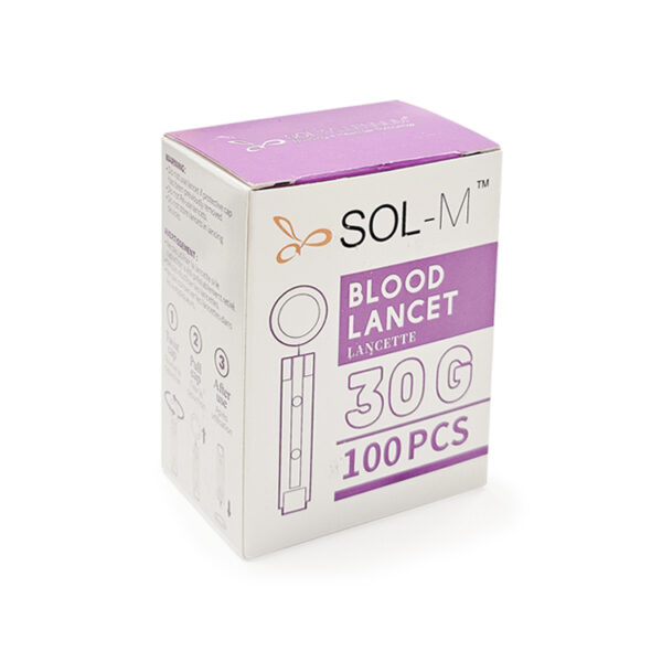 SOL-M BLOOD LANCET 30G - Opis Supplies Shop